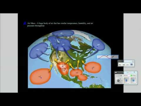 air masses, fronts, weather maps