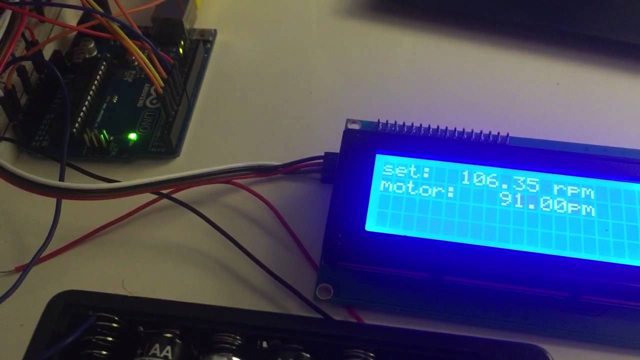 Crazy PID Motor Thing with Arduino and Processing