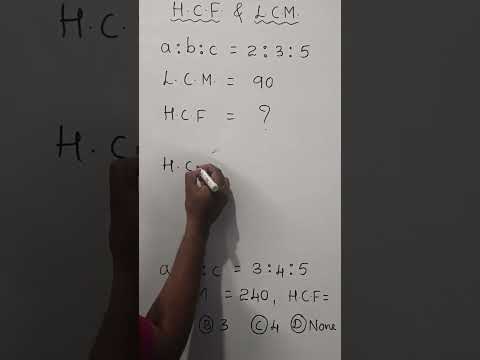 Ratio of the numbers and H.C.F, L.C.M