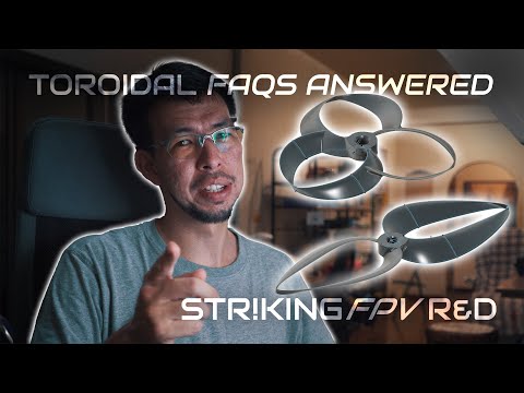 V2 Tri-Loop or Tri-Blade Toroidal Propellers for FPV Drone Quadcopter ...
