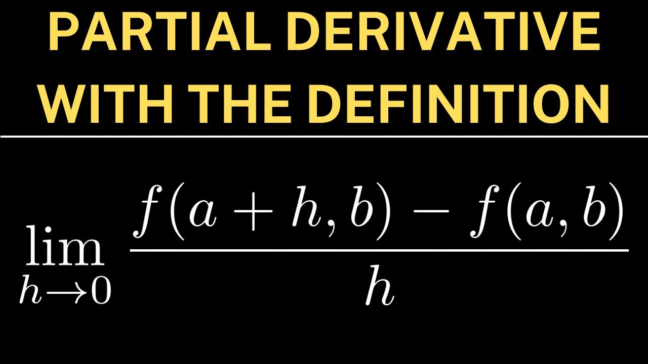 Finding a Partial Derivative with the Definition