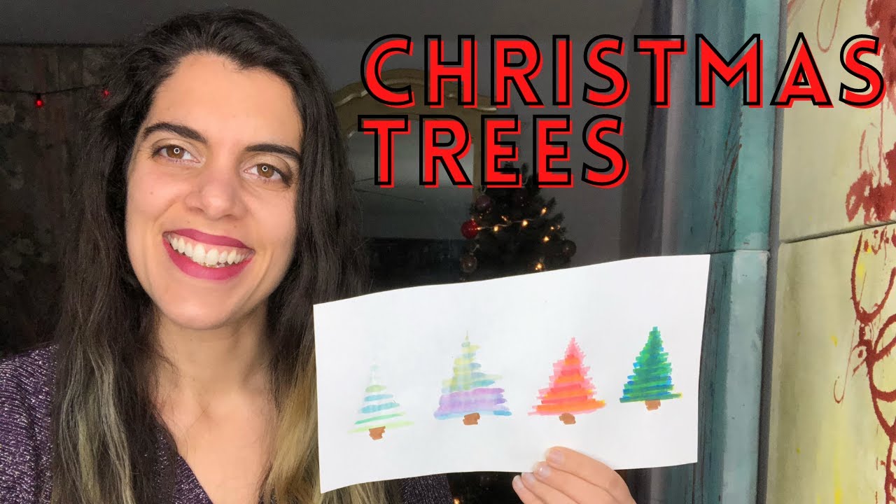 Abstract Christmas Tree | Art with Ms. Choate