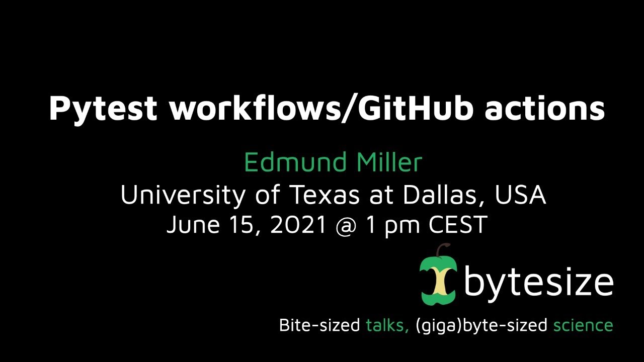 Pytest workflows/Github actions (nf-core/bytesize #17)