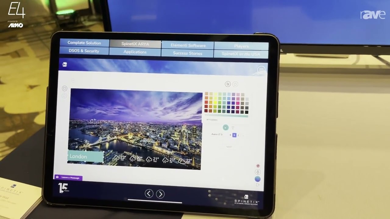 E4 Experience: SpinetiX Shows Its Complete Digital Signage Solution