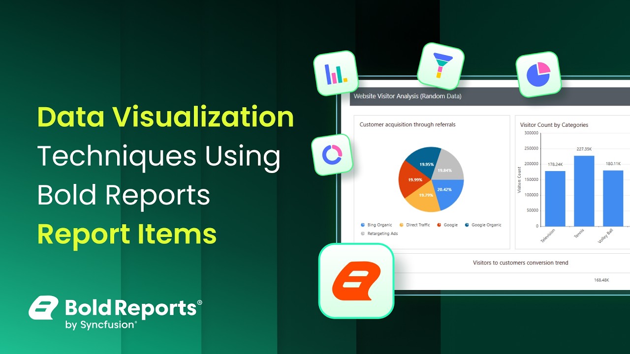 Data Visualization Techniques Using Bold Reports Report Items