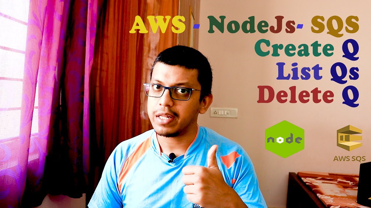 Create, List, Delete SQS Queue using Node Js