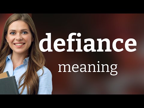 Defiance • what is DEFIANCE definition