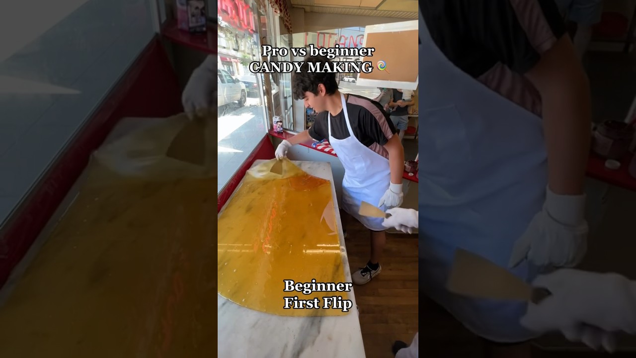 PRO vs Beginner Candy Making🔥🍭 give it up for @MiladMirg