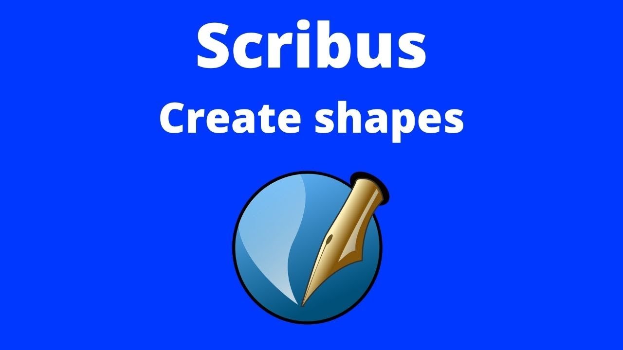 Scribus shape tutorial