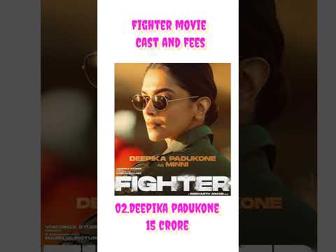 Fighter movie star cast and Fees| fighter movie Star cast | Hrithik Roshan| Deepika Padukone