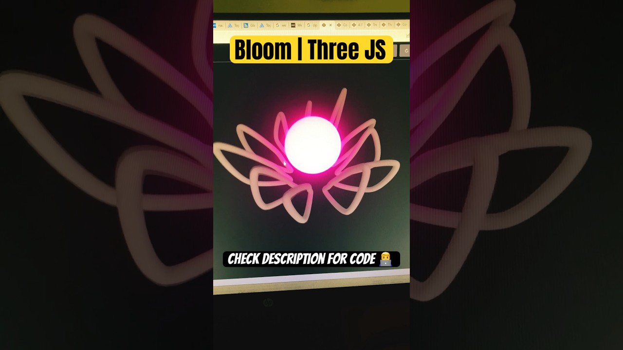 Bloom | Three JS #coding #tutorials #experiment ##shorts