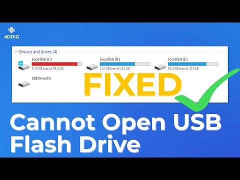 Fixed: Cannot Open USB Flash Drive on Windows 11/10 | Fix USB Drive Not Showing Up/Not Recognized