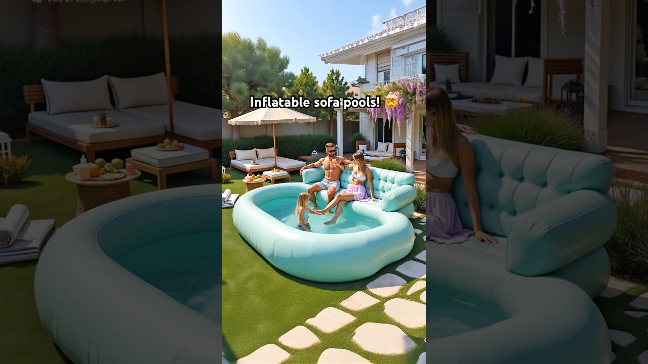 These Inflatable Sofa Pools Will Change the Way You Relax This Summer