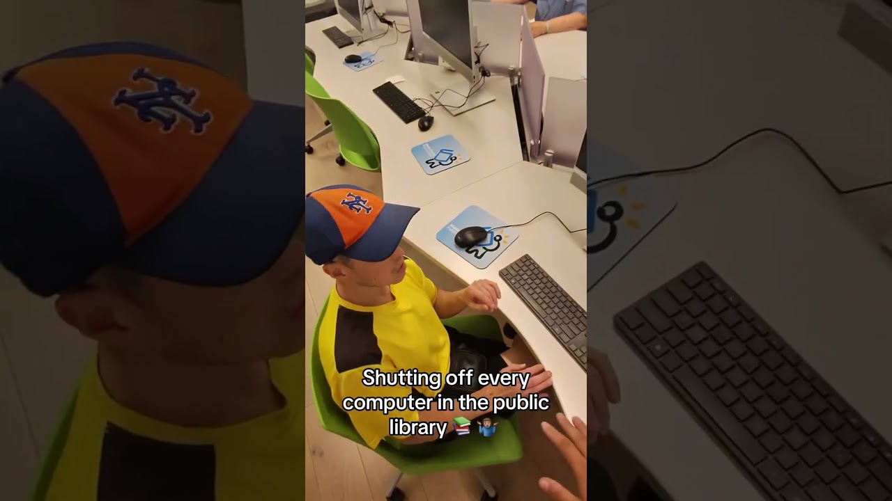 Why Did He Shut Off Every Computer In The Library?