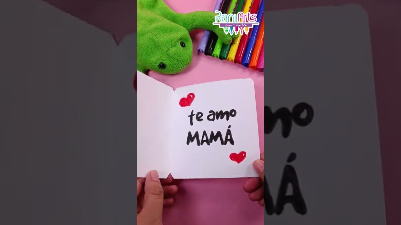 Idea de tarjeta para MAMÁ super fácil - ideas para regalar