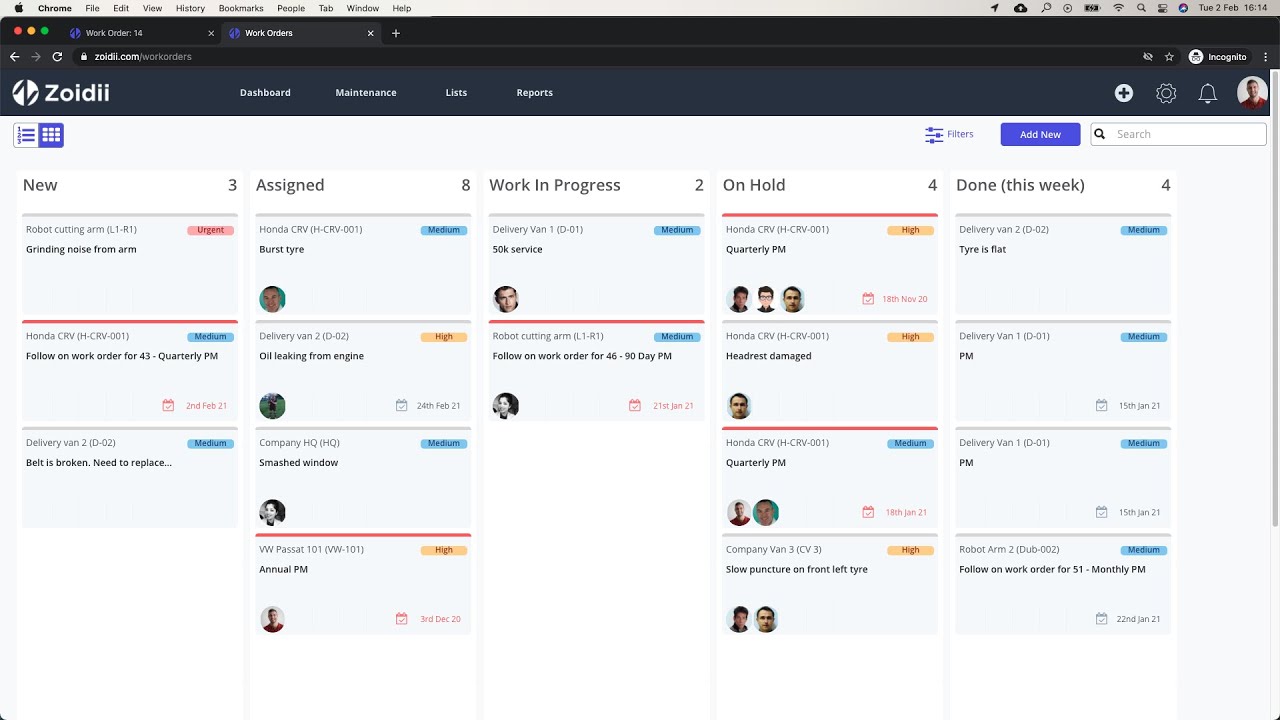 Zoidii CMMS Software Overview Video | Simple Maintenance Management Software