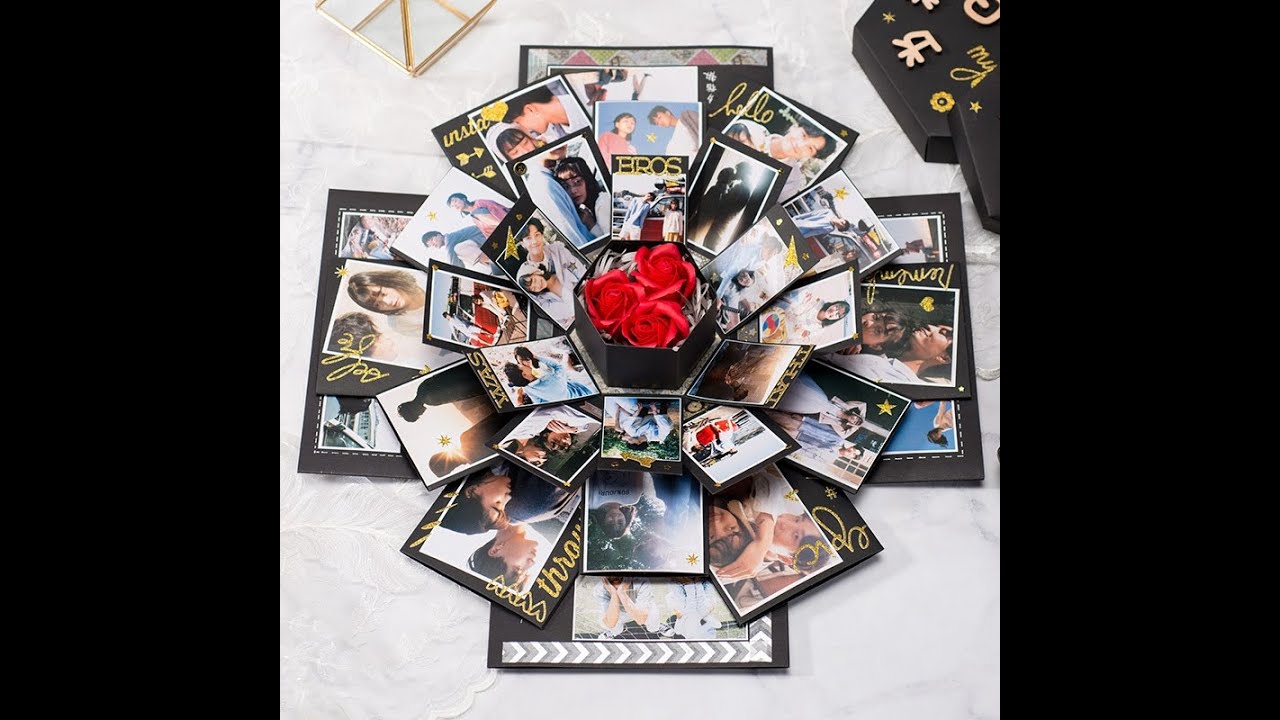 Arma tu Caja Hexagonal explosión para regalo/ Hexagonal Explosion Surprise Box