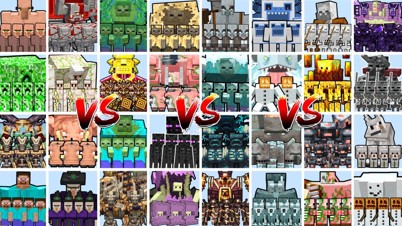 WHAT IS THE MOST POWERFUL ARMY? TOURNAMENT | Minecraft Mob Battle