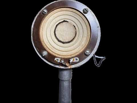 RARE 1940's British Army Dynamic Military Microphone, | Reverb
