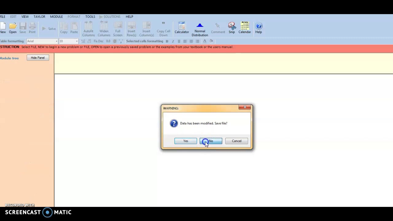 Inventory using QM for windows part 1