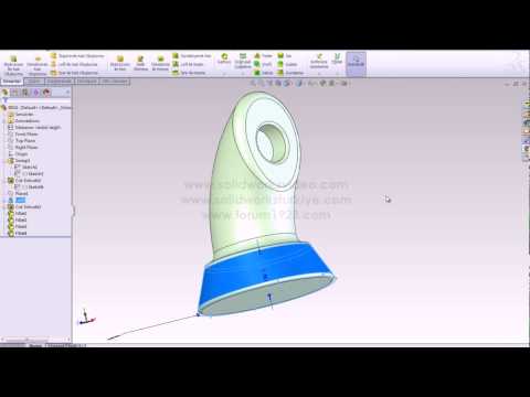 Solidworks Uygulama 3a – Video Eğitim 108 | Solidworks ve Autocad Eğitimi