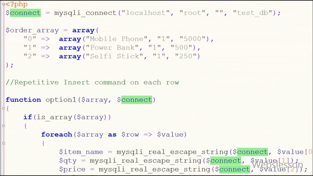 How to Enter PHP Array within MySQL Database