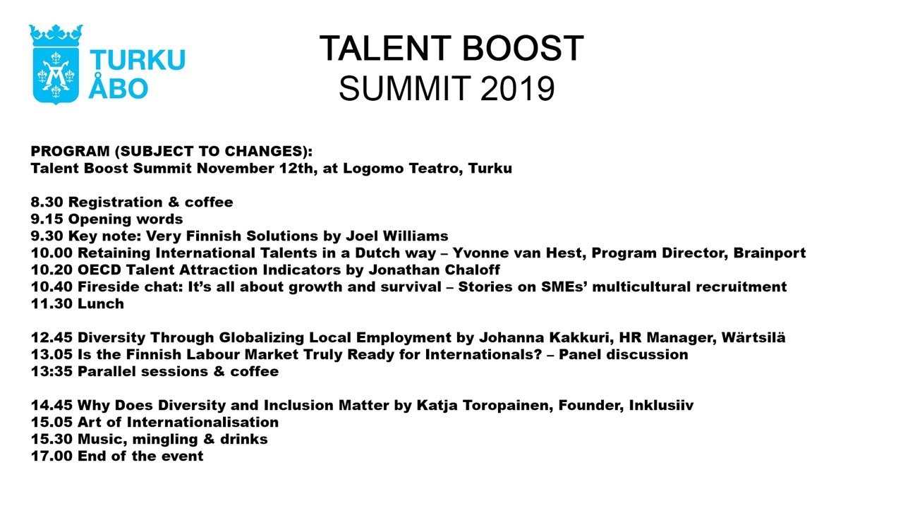 Talent Boost Summit 2019