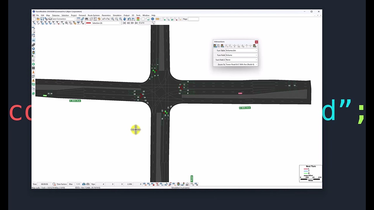 TransModeler Software in the Loop Simulation with Omni eX