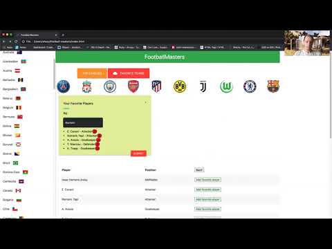 Java Script Football Masters