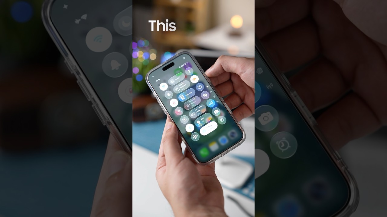 iOS 26 Control Center Setup