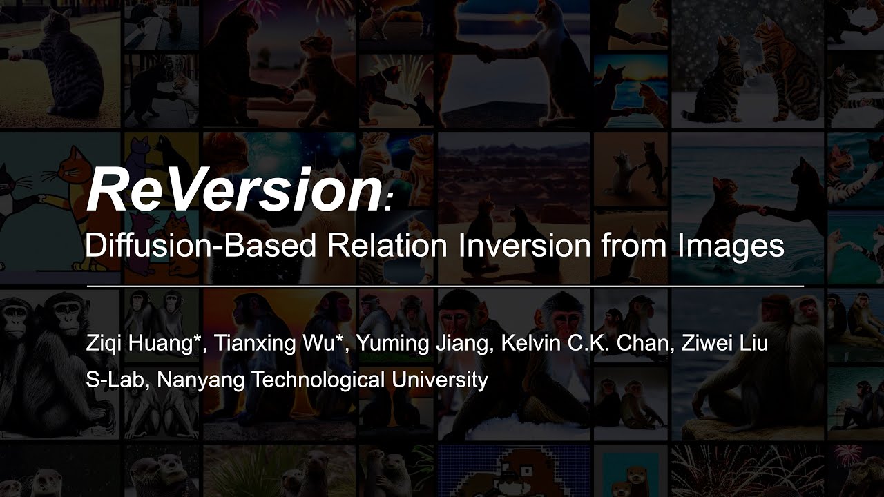 [SIGGRAPH Asia 2024] ReVersion: Diffusion-Based Relation Inversion from Images