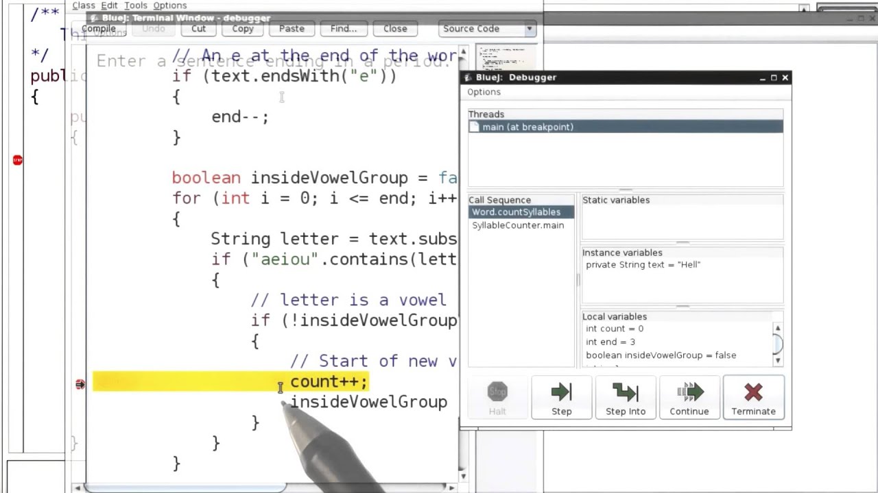 Using the Debugger 2 - Intro to Java Programming