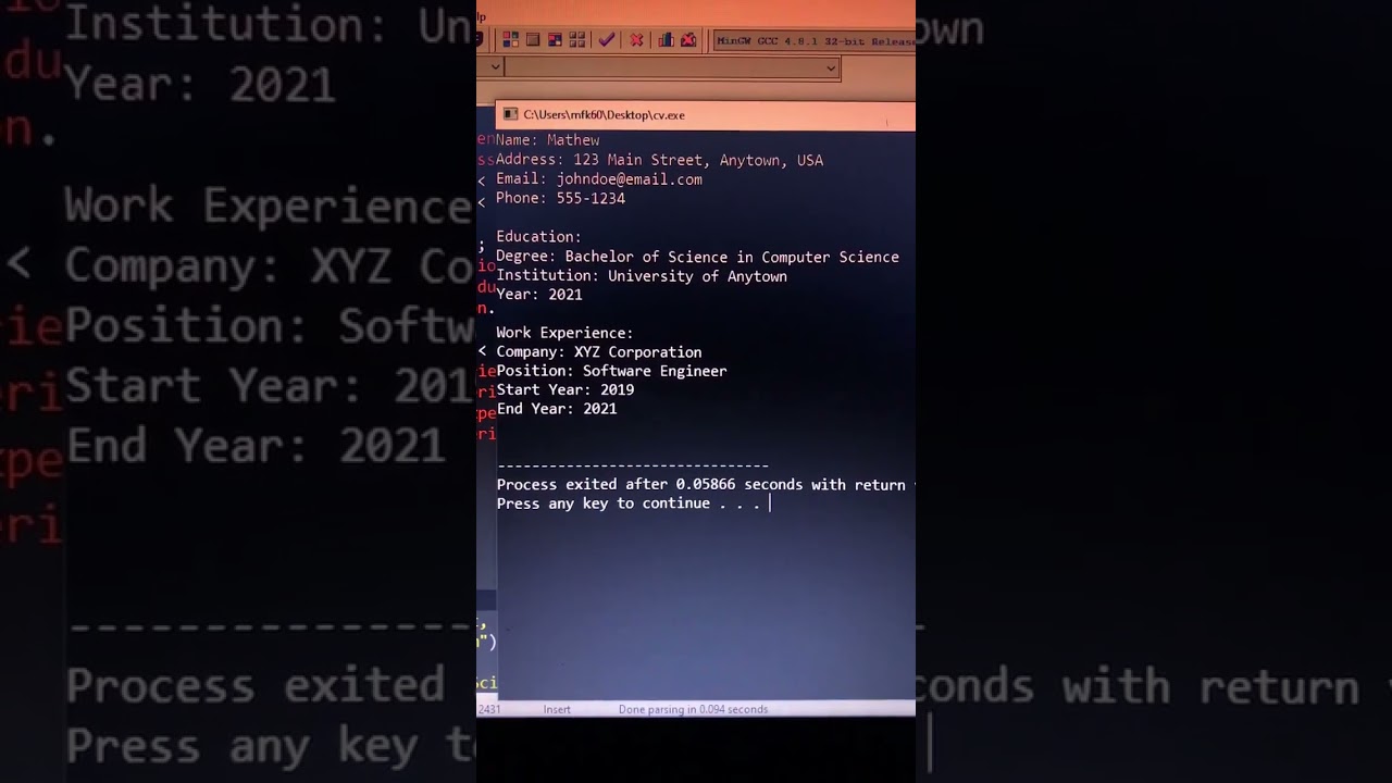 cv output c++ #coders #codingninja #codinglife #codelife #codemasters #coding #code #coders #cpp