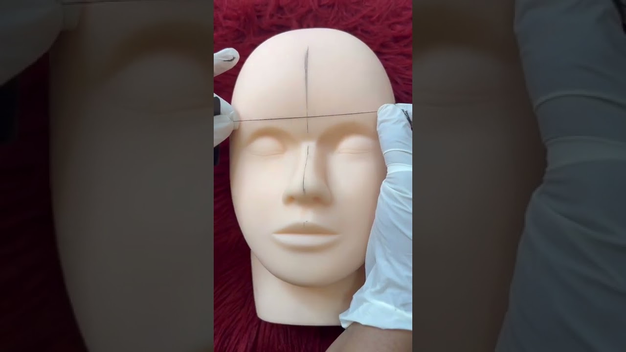 Brow mapping - Microblading training - #permanentmakeup  #makeup #beauty #permanent #microblading