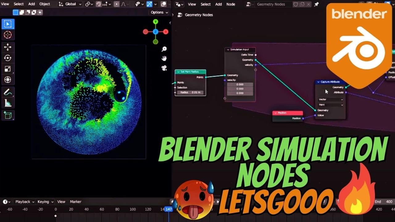 Incredible Blender 3.6 Simulation Nodes
