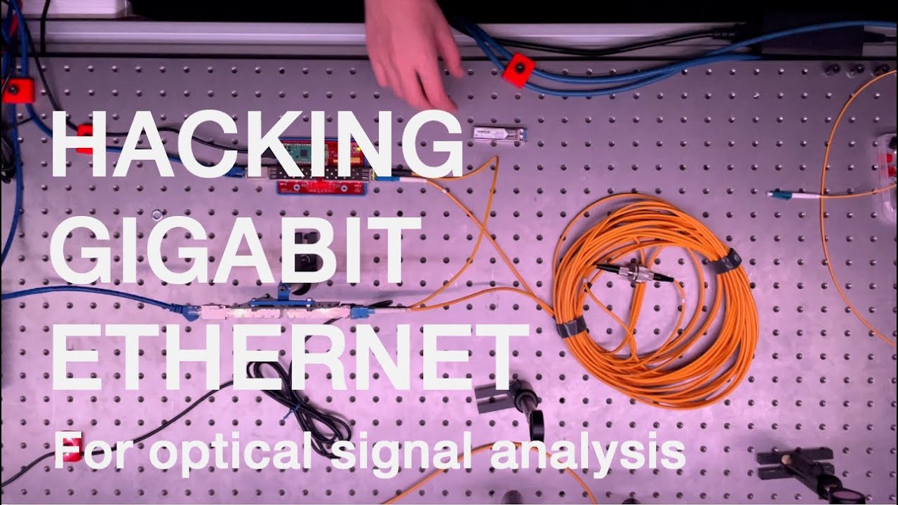 Wits EIE Lab Project 21P76: Hacking Gigabit Ethernet for Optical Signal Analysis