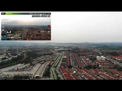 Mavic Air Strong Wifi Interference test, Distance 1240 meters, high 150 meters.