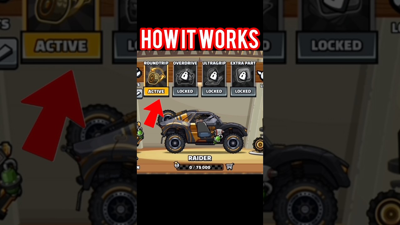 How it works LvL1 mastery Raider hill climb racing2 #hillclimbracing2 #mastery #raider