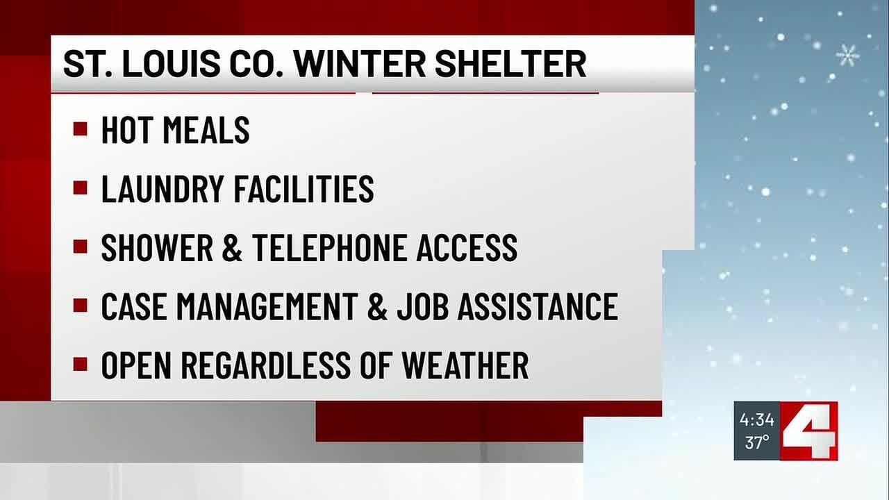 Warming shelters open throughout the St. Louis area