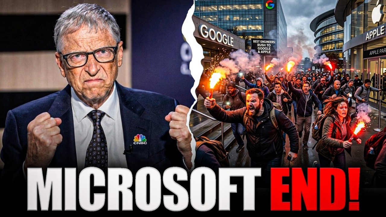 Bill Gates HUMILIATED as Microsoft LOSES Its Best Engineers to Google and Apple — Brain Drain Begins