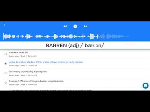 barren | meaning of the word "barren"