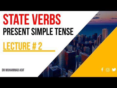 State Verbs| Action Verbs |Rules| Types| Present Simple Tense| Urdu| Hindi|