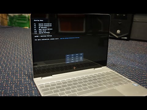HP Spectre x360 boot to Bios and how to boot from USB