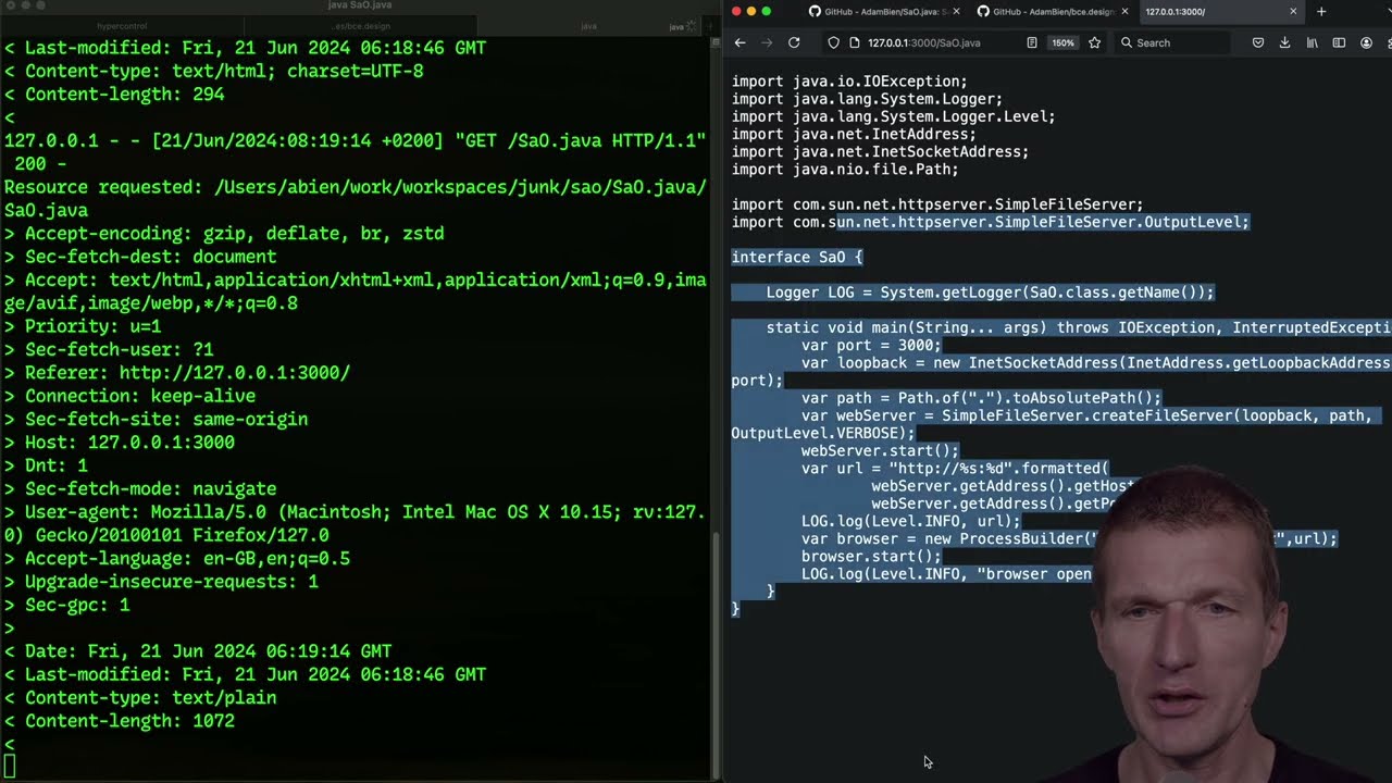 Single File, Zero Installation, No Dependencies Java Web (Dev) Server #java #coding #airhacks