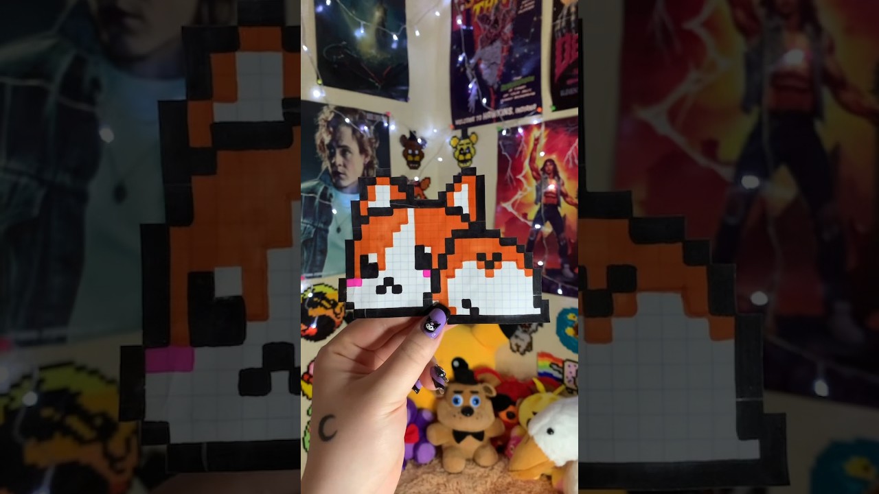 тгк: regcandy ❤️ #corgi #pixelart #pixel #ideas #art #drawing #kawaii