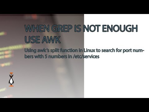 Using awk in Linux when grep is not enough