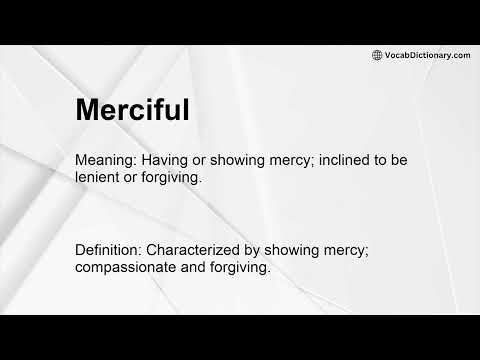 Merciful Meaning