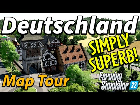 STUNNING LEVELS OF DETAIL AND REALISM!! 🚜 DEUTSCHLAND MAP TOUR!! 🗺️ GRAINMAN TRAVELS ✈️