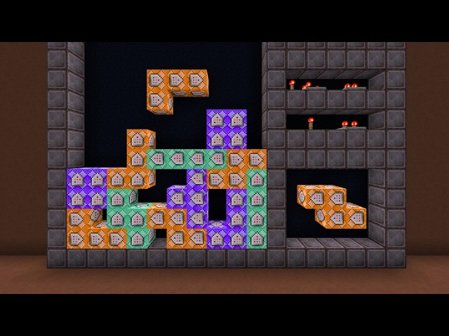 I made TETRIS in Minecraft (With Command Blocks) Minecraft Map