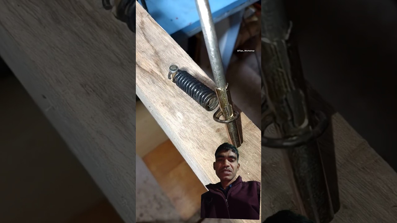 Faster Than Ever! Genius Hack forInstalling Strong Springs #diy #spring#tips #tricks